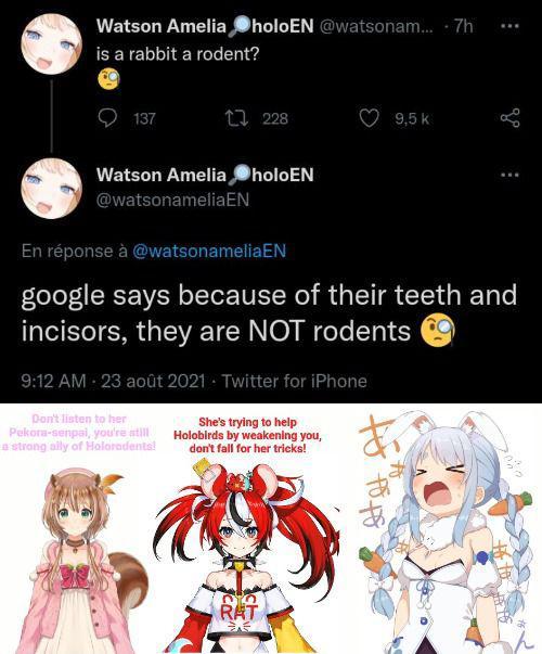 Ame trying to start discourse between members, yabe | Scrolller