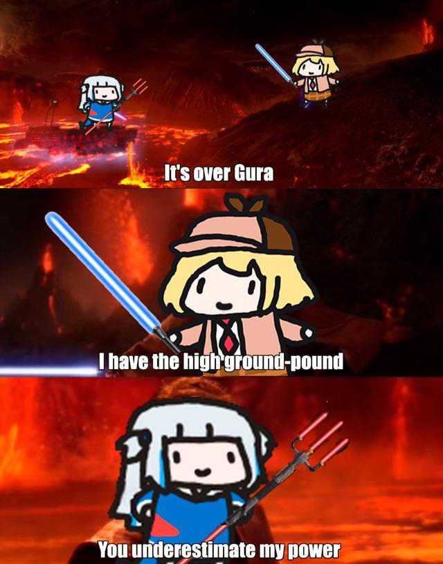 Amelia has the high ground! | Scrolller