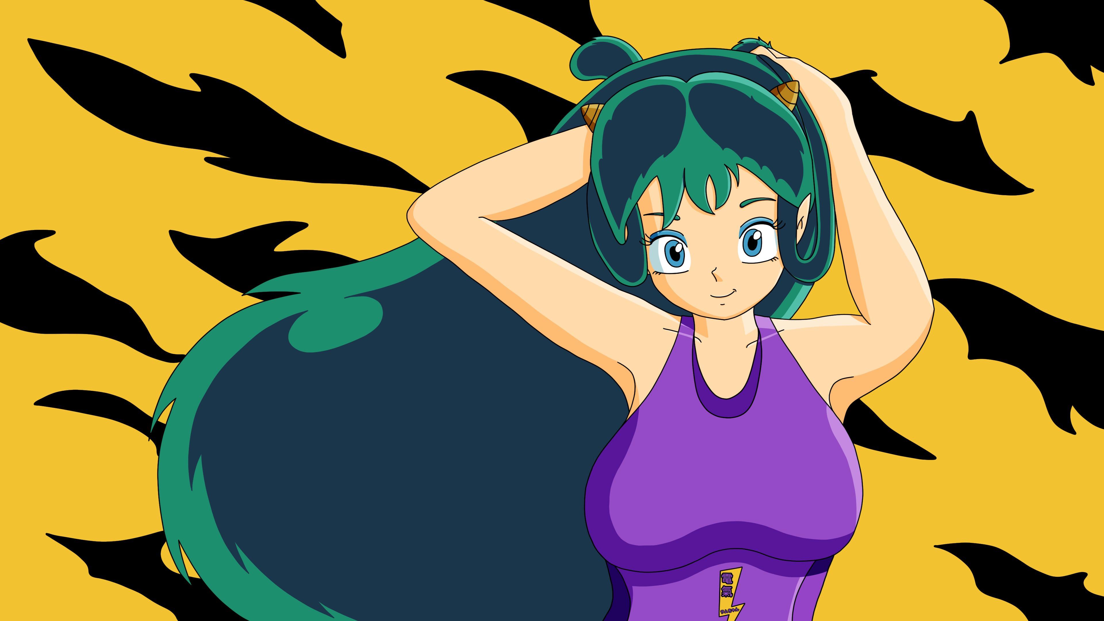 An old drawing I made ages ago and forgot to post. But here it is anyways: purple swimsuit Lum ...