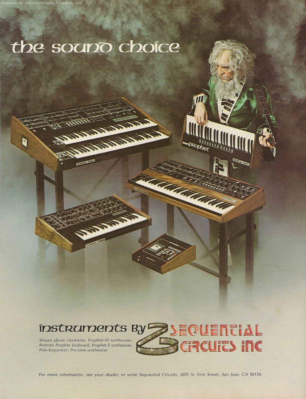 An old synthesizer advertisement | Scrolller