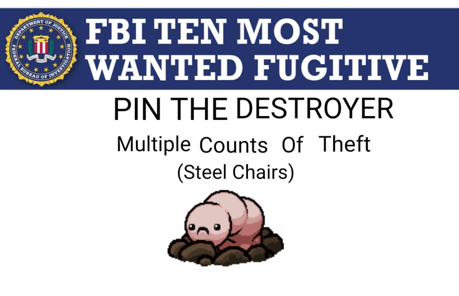 AND IT'S PIN COMIN' AT YA WITH A STEEL CHAIR BY GAWD | Scrolller