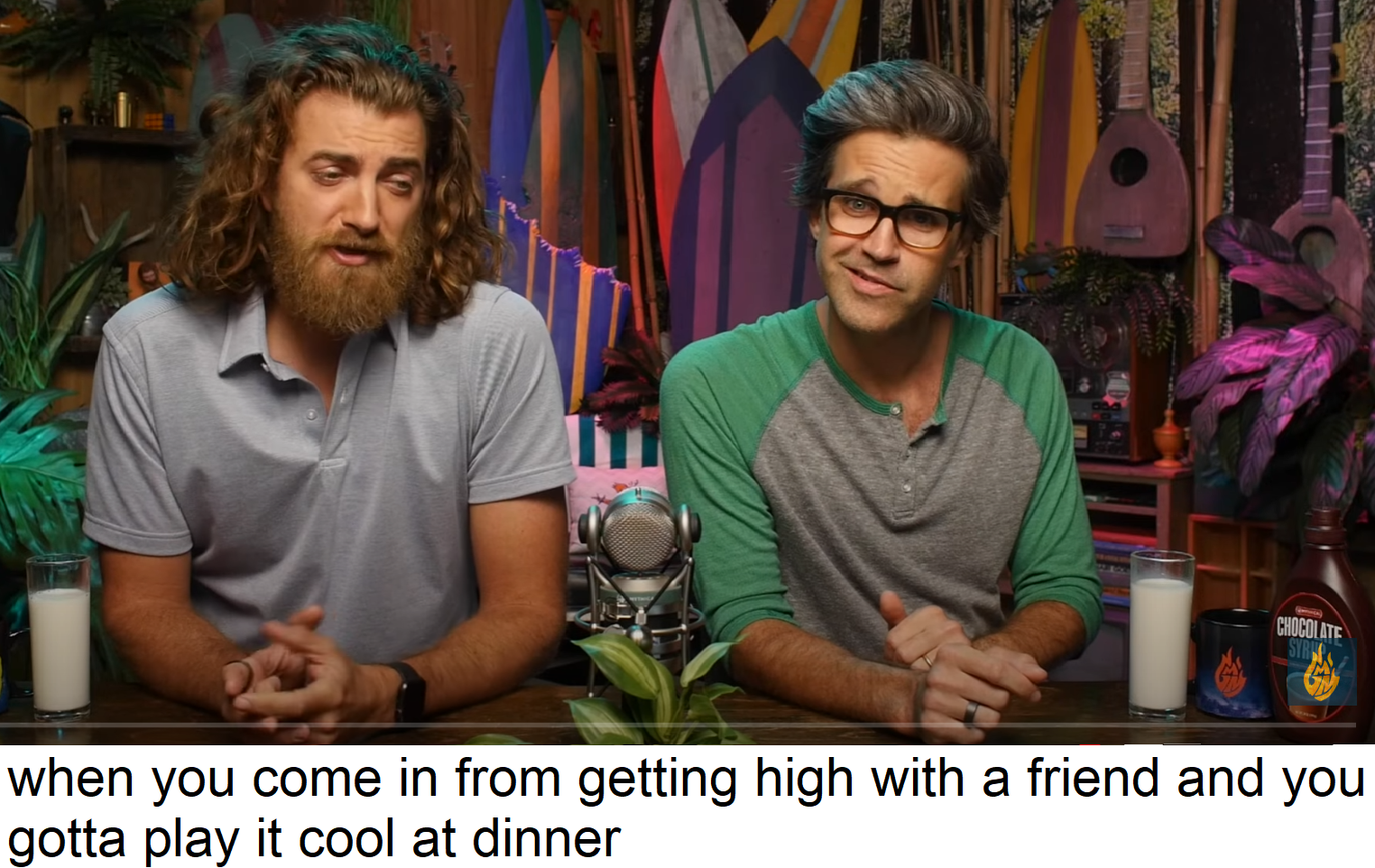 And you have to make that awkward small talk, meanwhile on the inside you're dying laughing ...