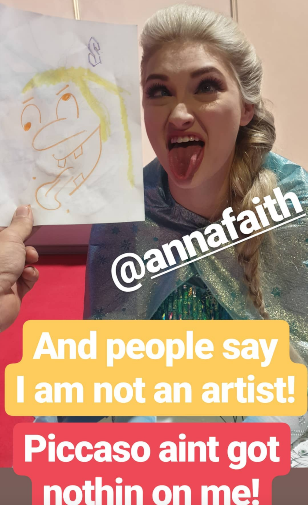 Anna's attempt at Ahegao..? 😅 | Scrolller