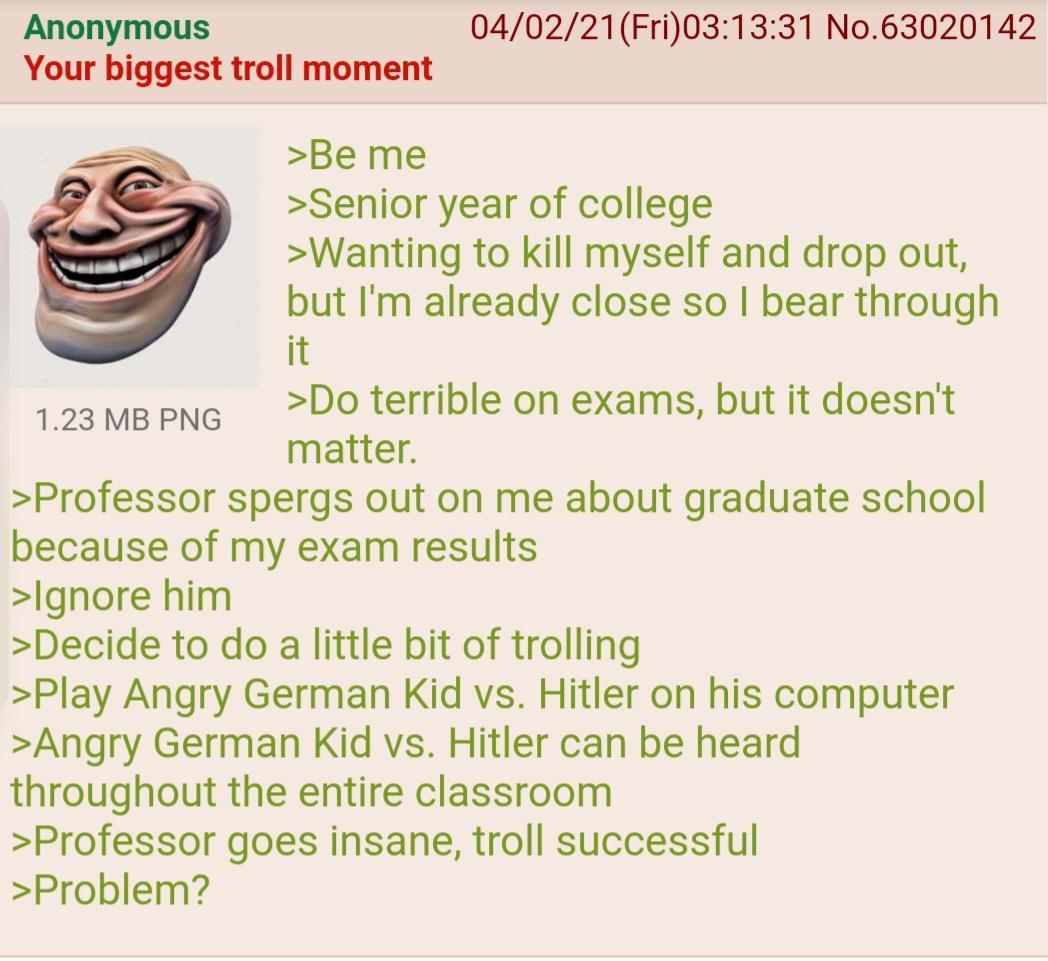 Anon does a little trolling | Scrolller