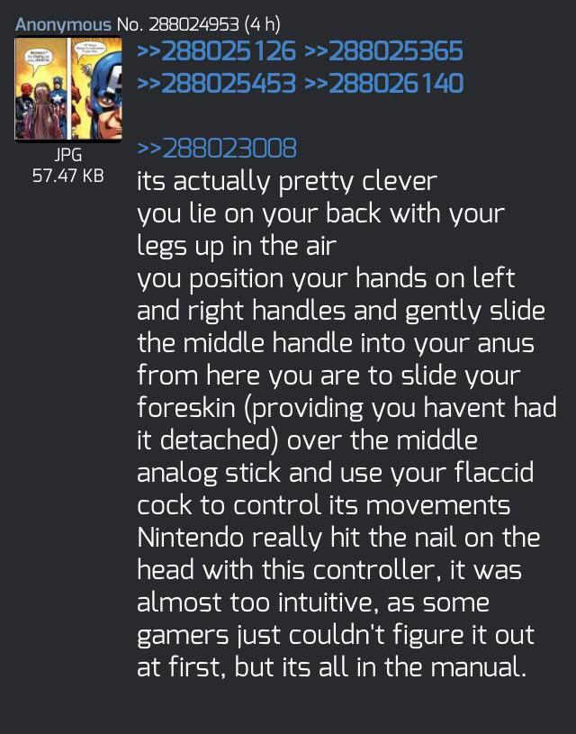 Anon explains the real way to use the N64 controller | Scrolller