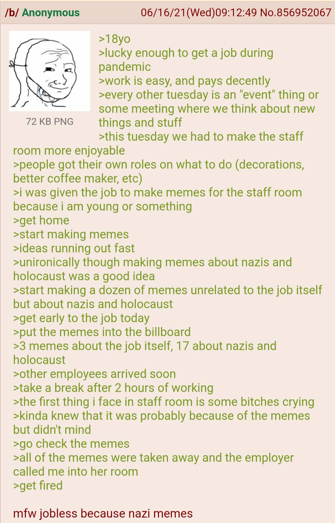 anon gets fired | Scrolller
