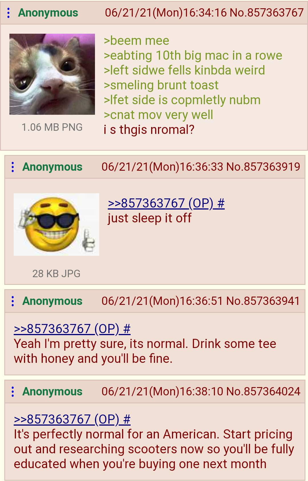 Anon has a stroke | Scrolller