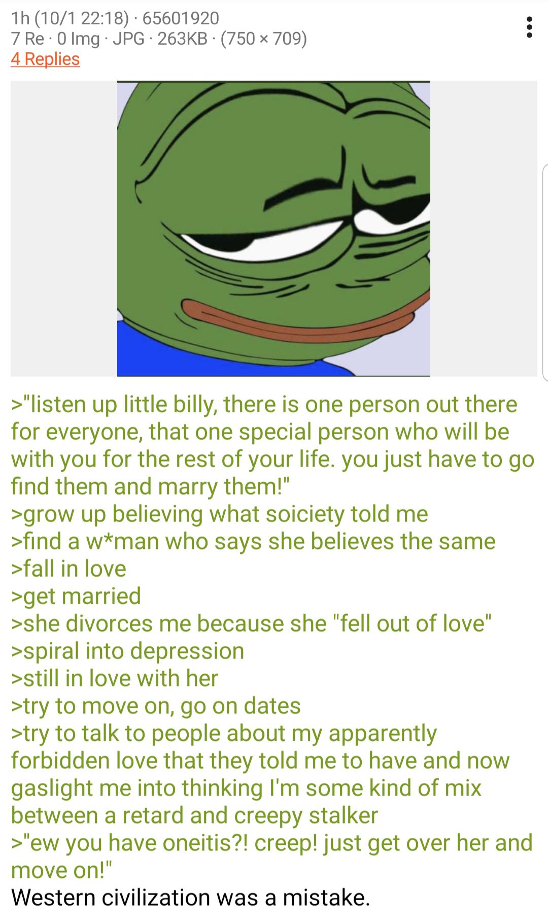 Anon has regrets | Scrolller