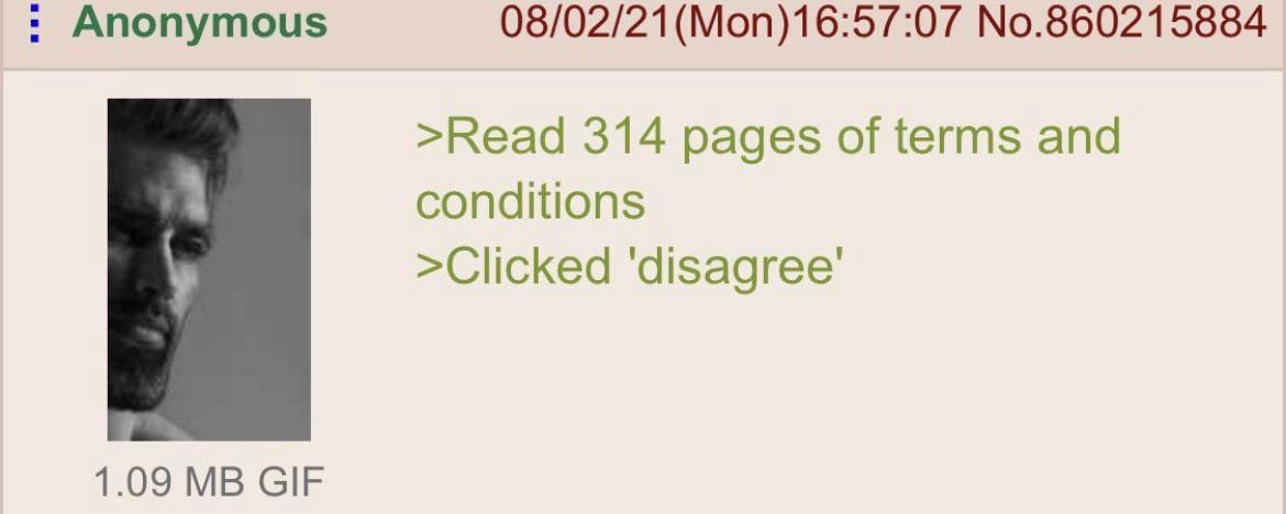 Anon is a chad | Scrolller