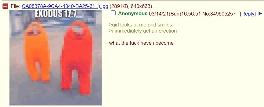 anon is a excited easily | Scrolller