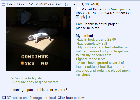 Anon is a hardstuck at astral projection | Scrolller