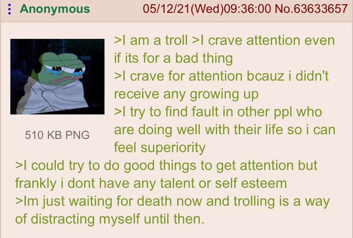 Anon is a troll | Scrolller