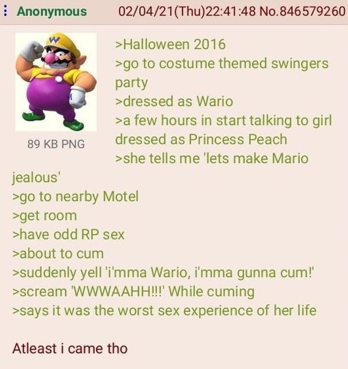 Anon is Wario | Scrolller