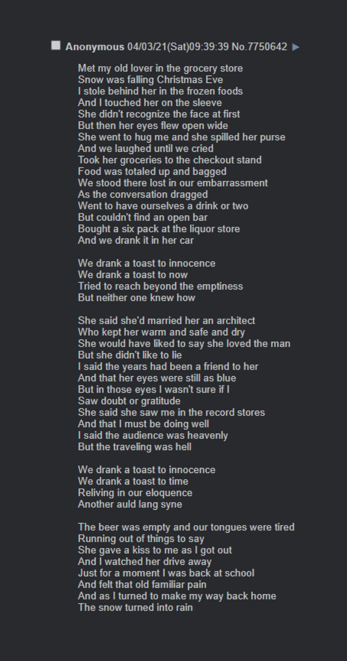 Anon meets his ex girlfriend | Scrolller