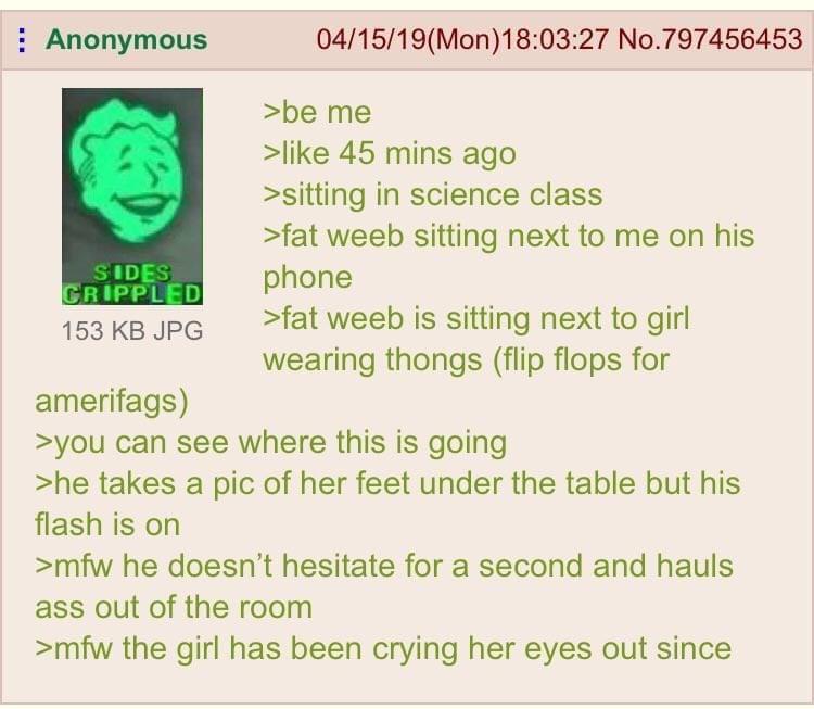 Anon talks about himself in third person | Scrolller