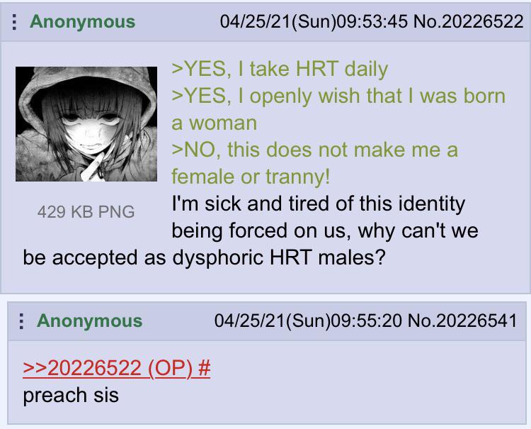 Anon talks about identity | Scrolller