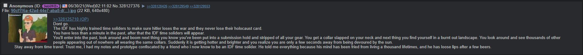 anon uncovers IDF time soldiers | Scrolller