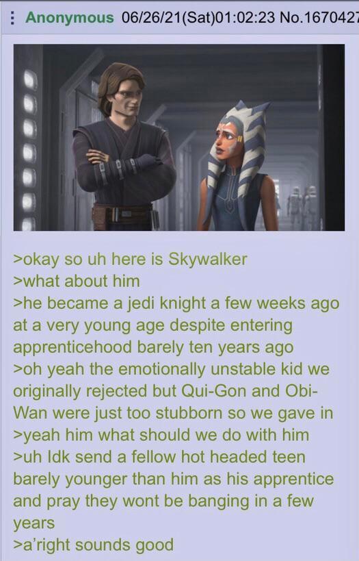 Anon watches The Clone Wars | Scrolller