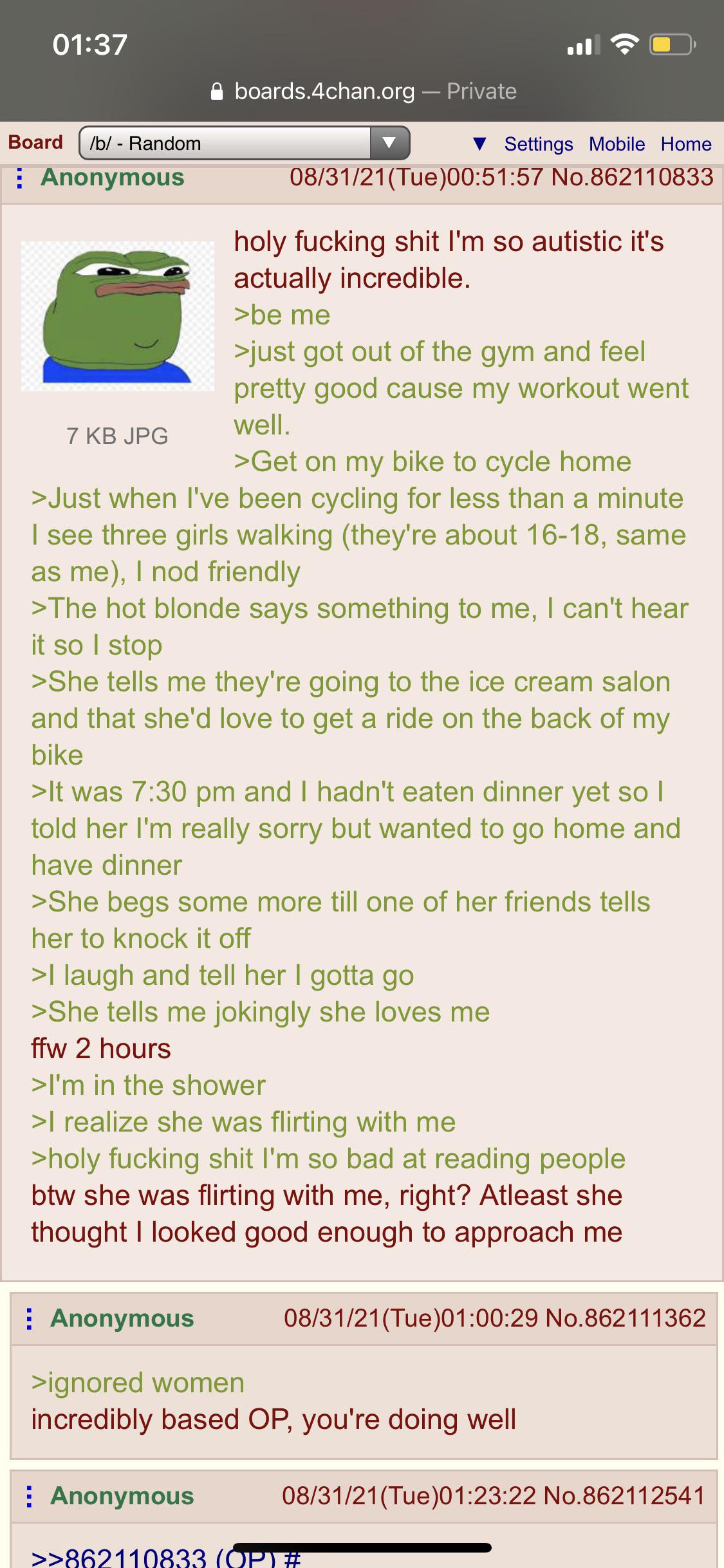 Anon's autism makes him unwittingly based | Scrolller