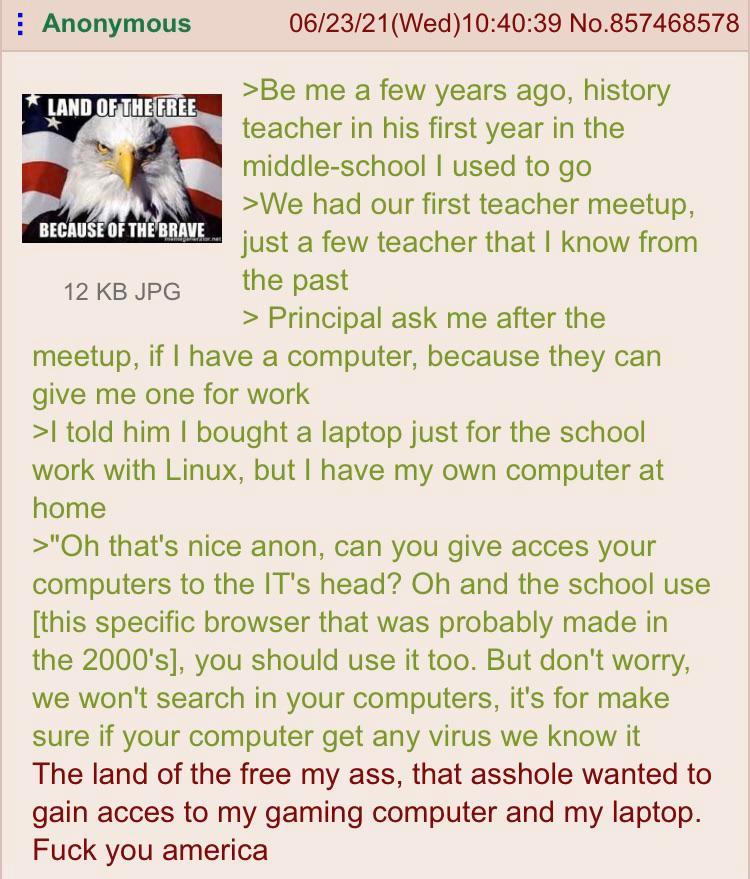 Anons first year teaching | Scrolller