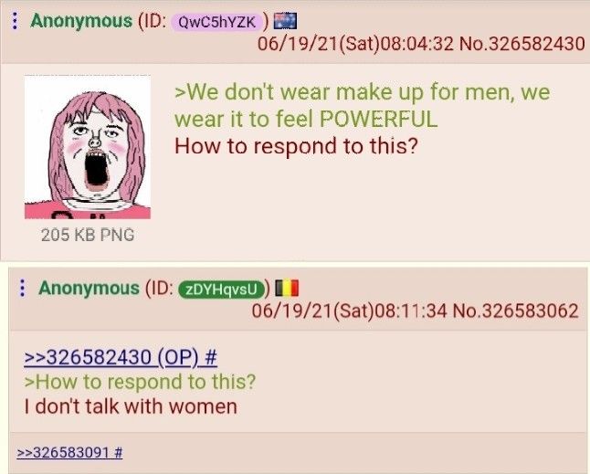 Anon's strategy with women | Scrolller