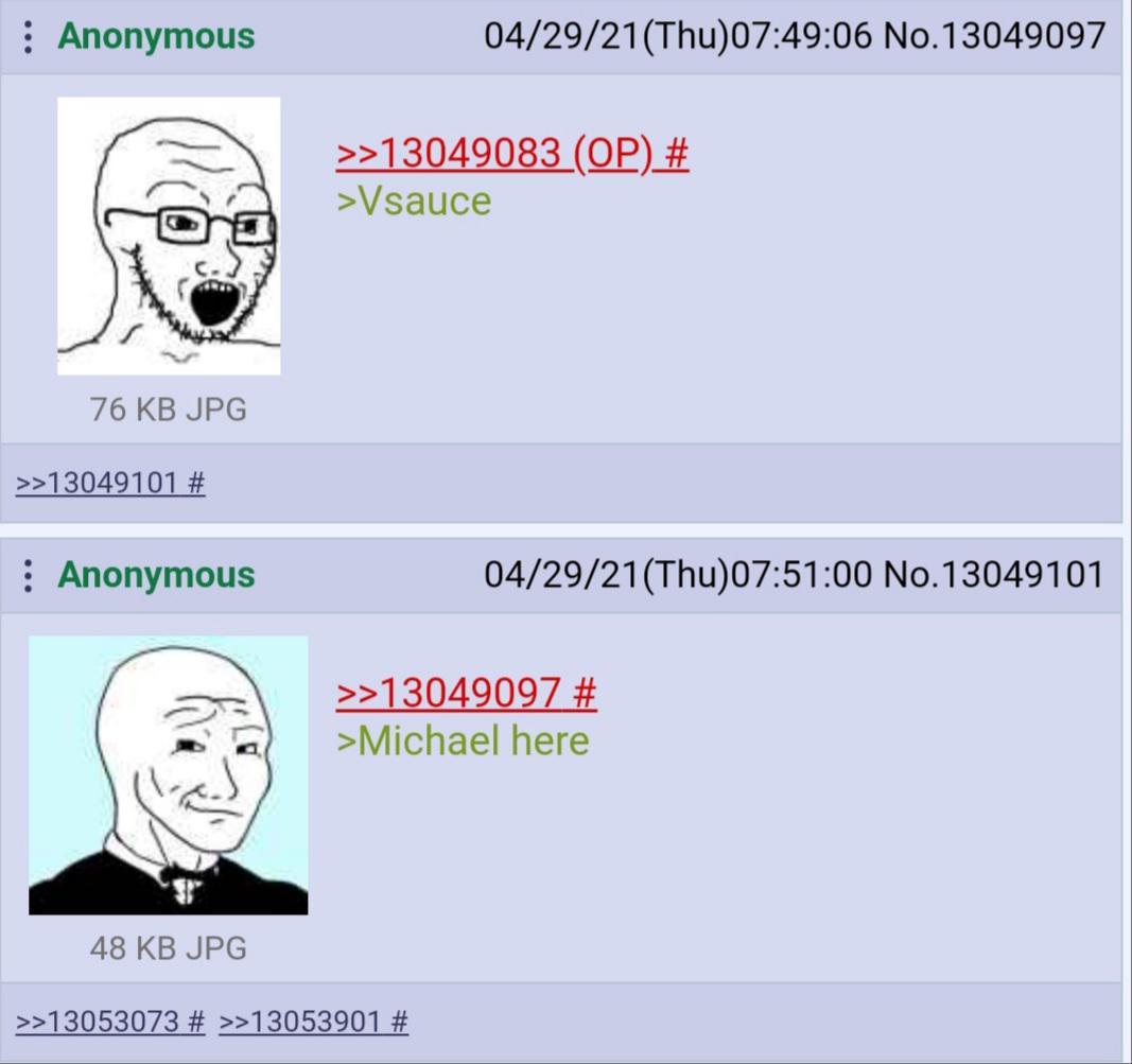 Anons watch Vsauce | Scrolller
