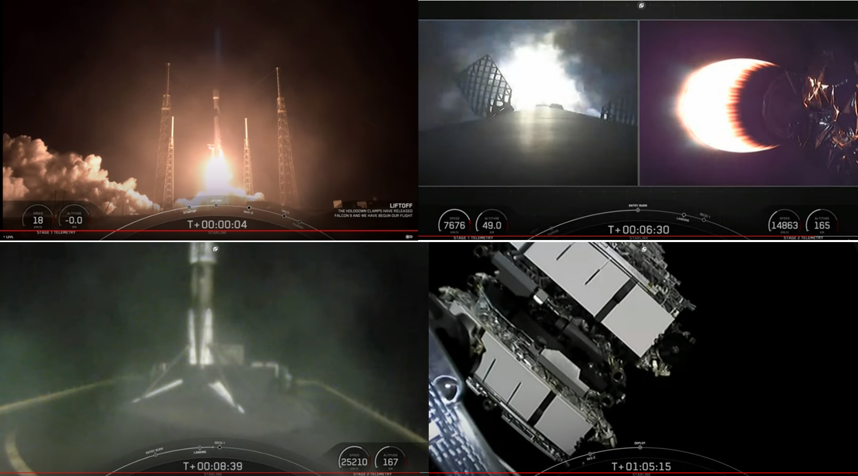 Another 60 away! | Launch | Entry Burn | Landing | Deploy - SL20 Success! | Scrolller