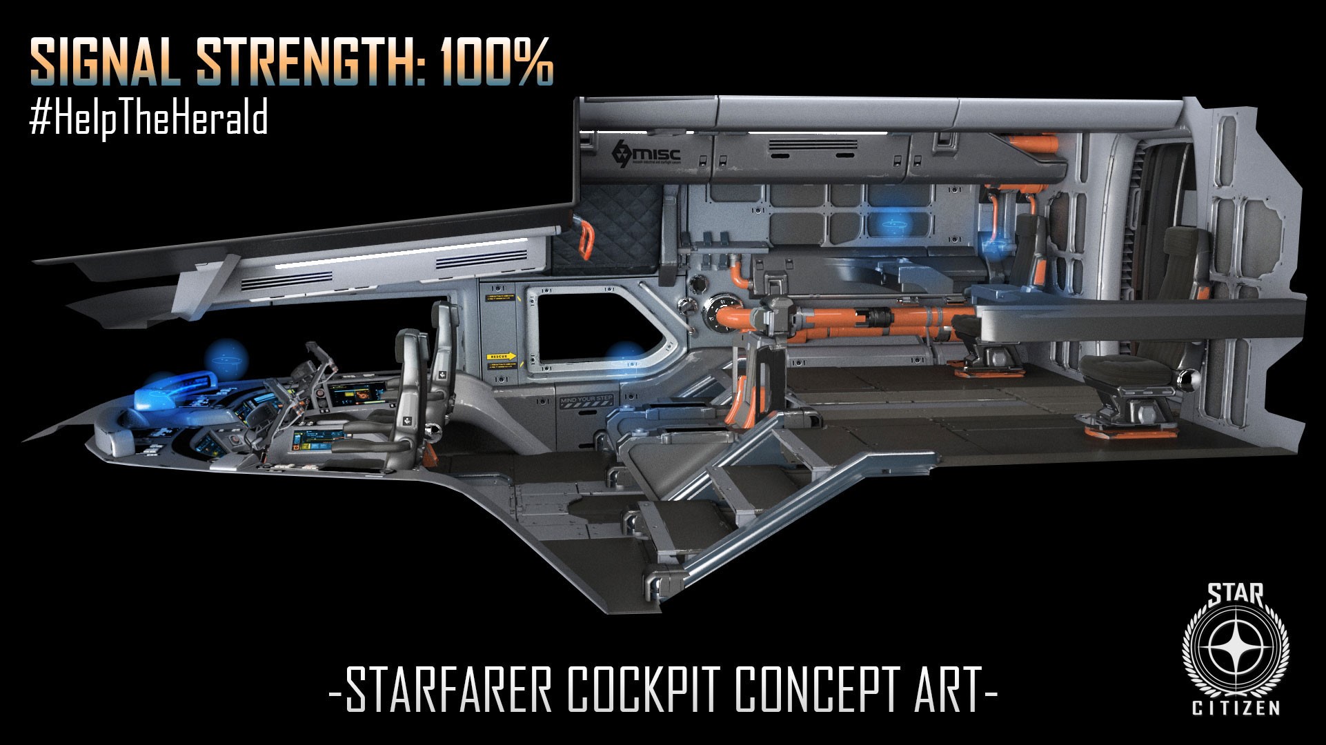 Another concept art image of the Starfarer cockpit... sure looks nice and cosy | Scrolller