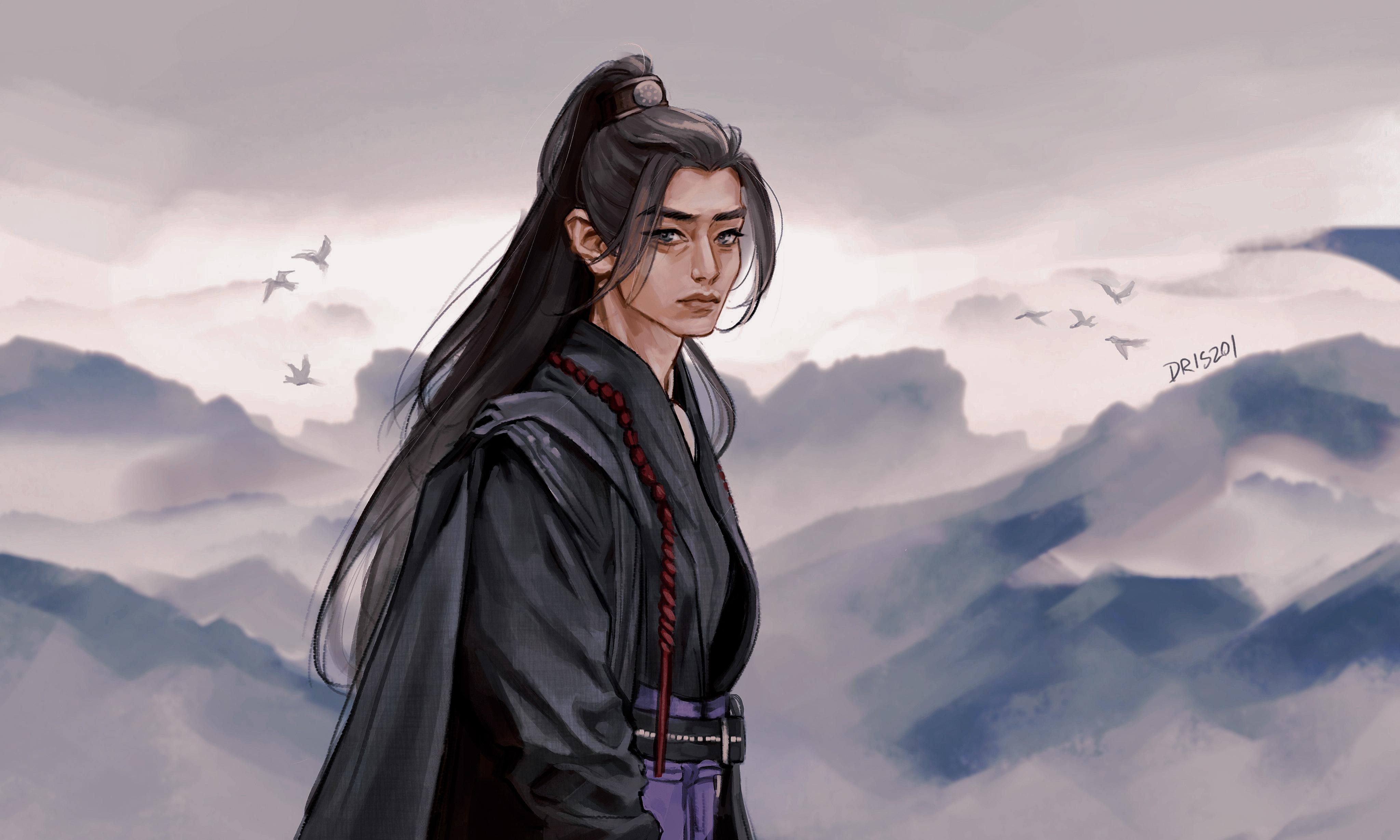 Another drawing of Wei Wuxian 🌸🐇 | Scrolller