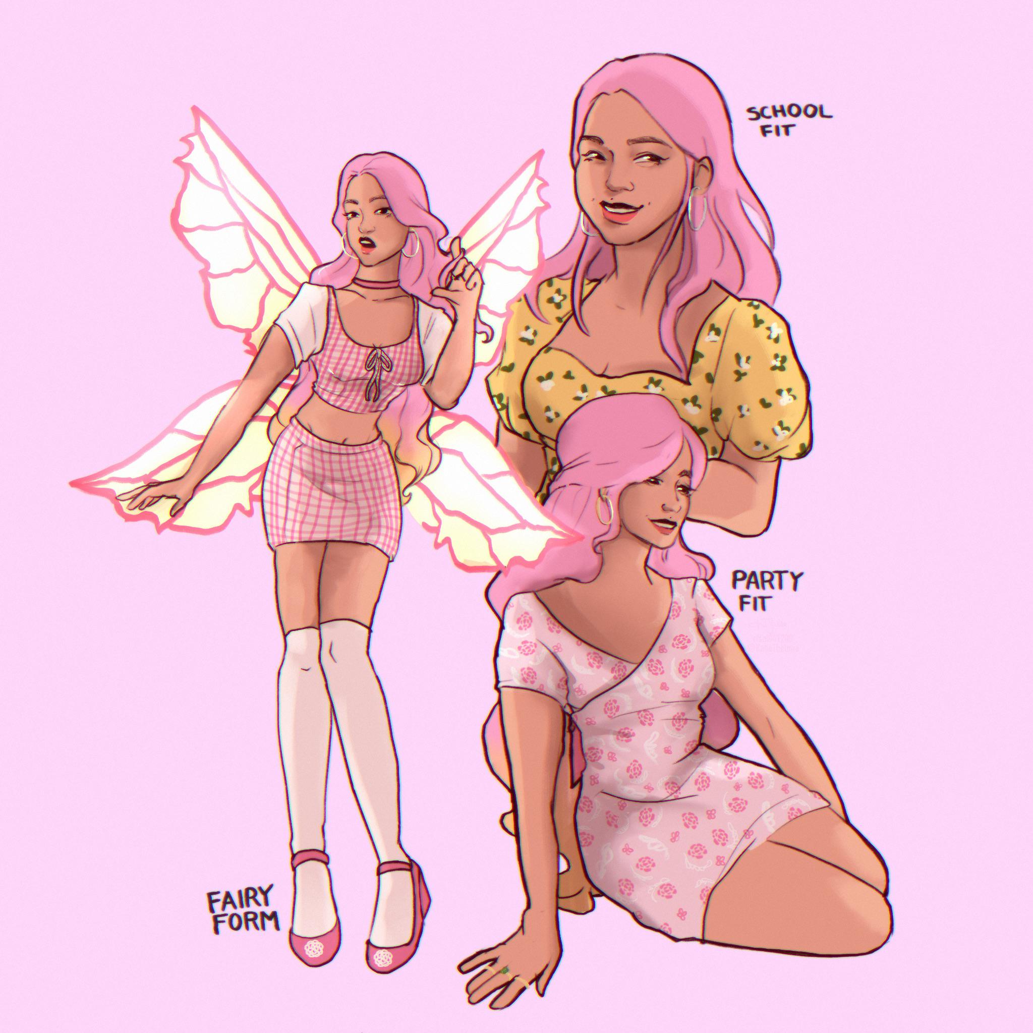 Another Fairy AU outfit concepts with Quarterjade | Scrolller