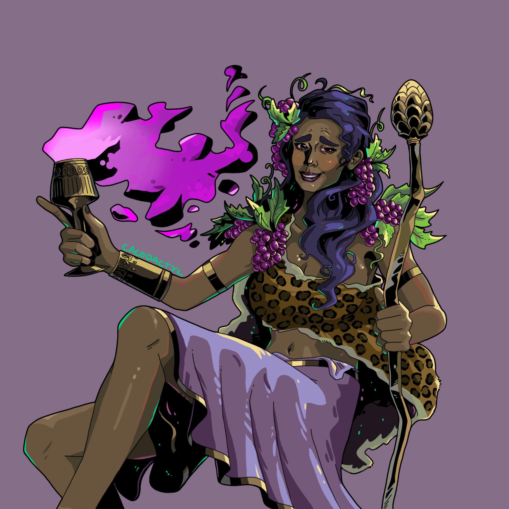Another genderbend, this time Dionysus! | Scrolller