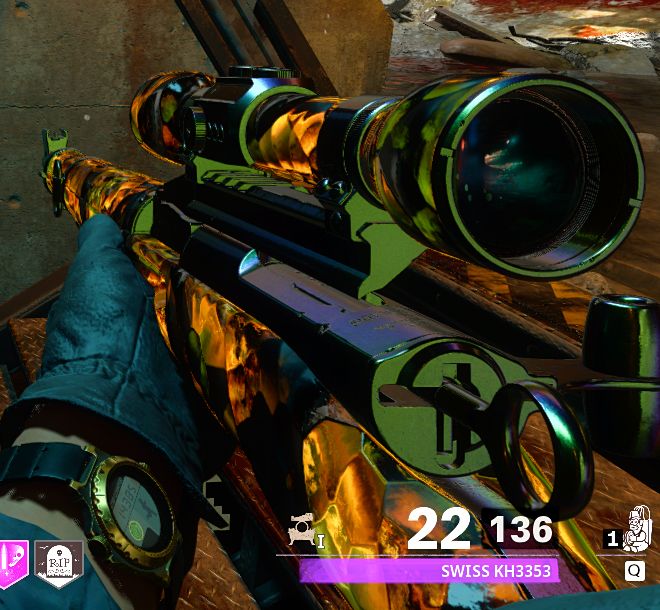 Another leaked weapon (from challenge machine). Bolt-action sniper. | Scrolller