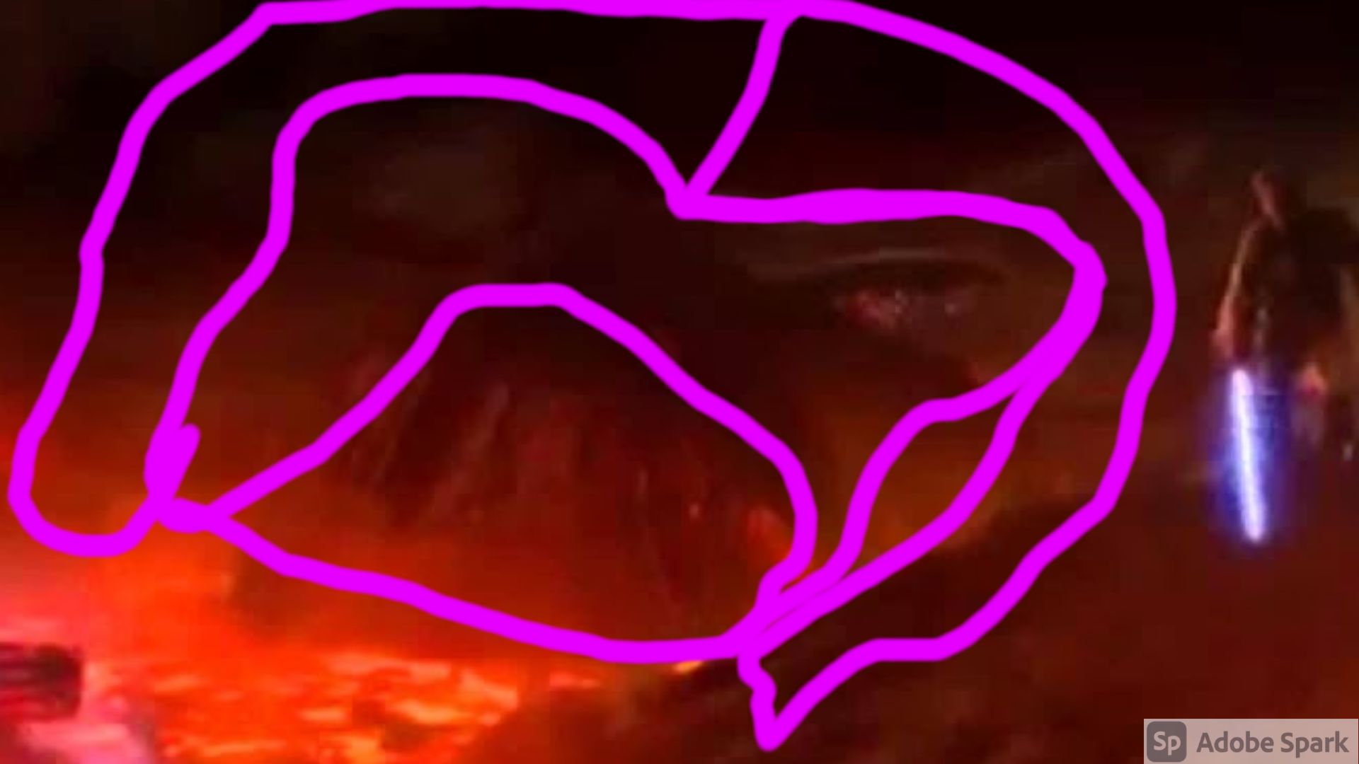 Any One See This Face Of Darth Vader During The High Ground | Scrolller