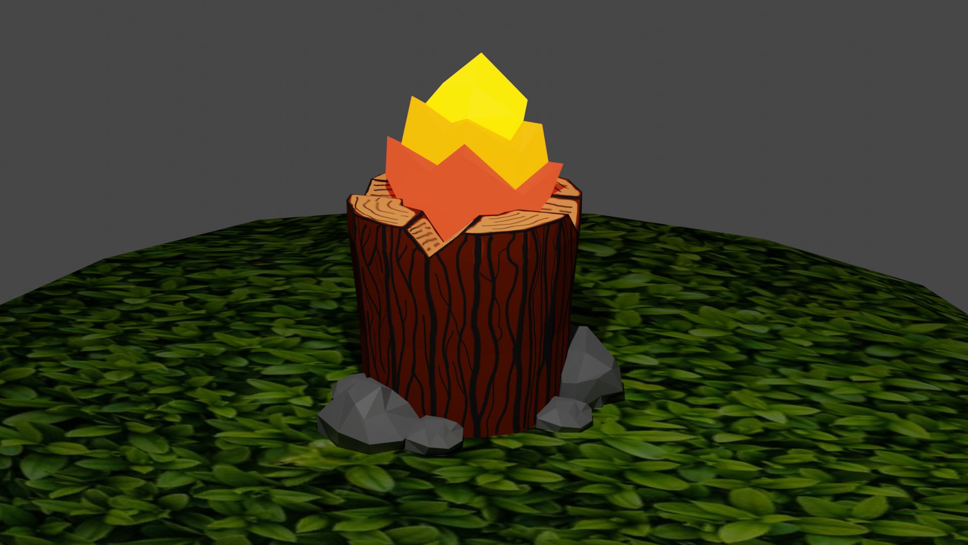 Any tips on helping me improve this cartoon campfire render? | Scrolller