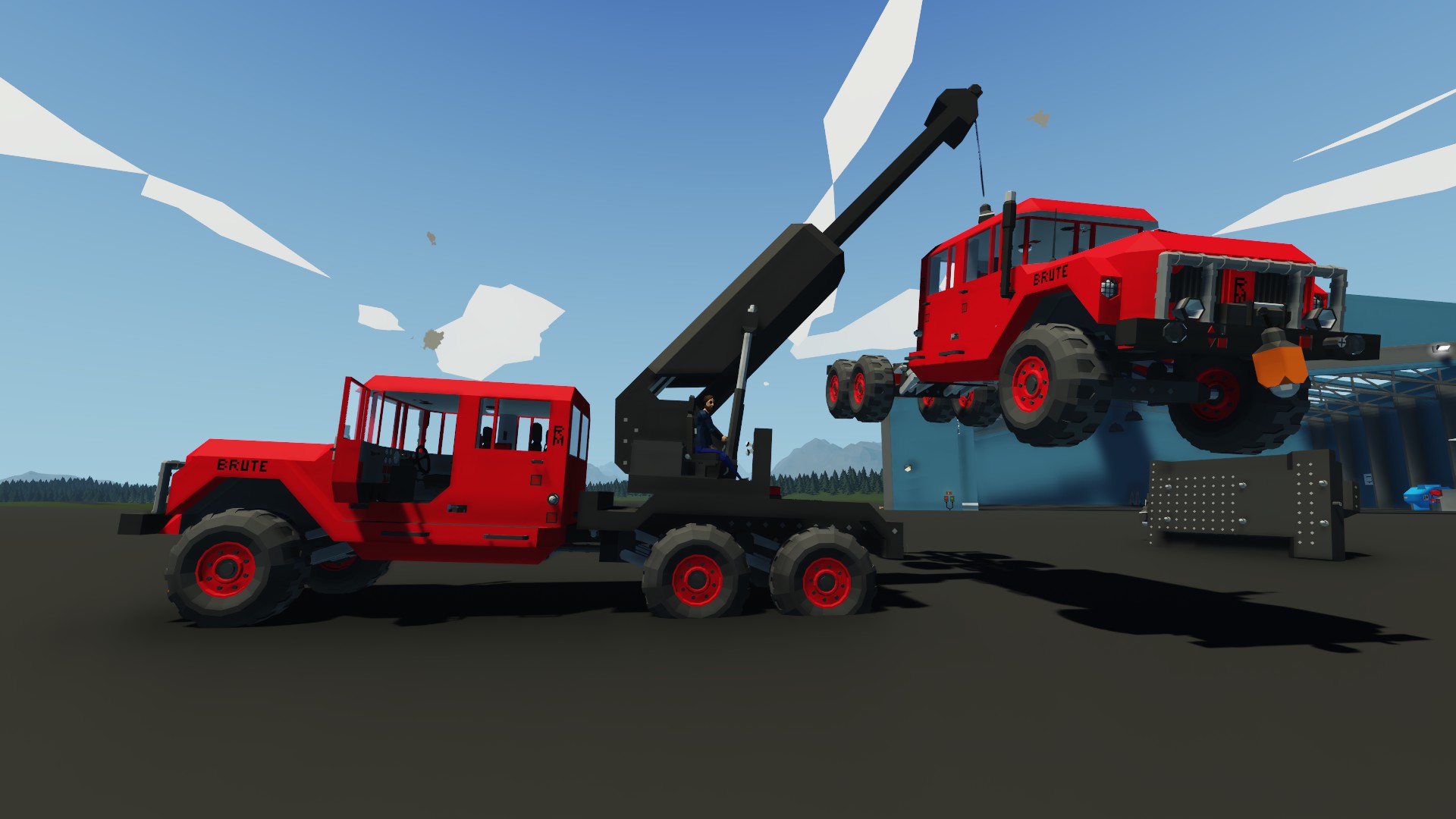 Anybody interested in a strong crane truck? | Scrolller