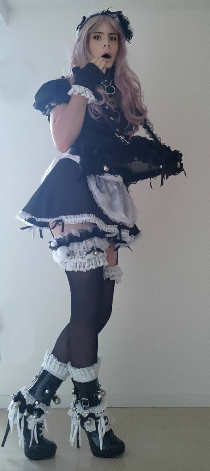 Reluctant sissy? Bondage and lockable uniforms will take the fight right out of her! | Scrolller