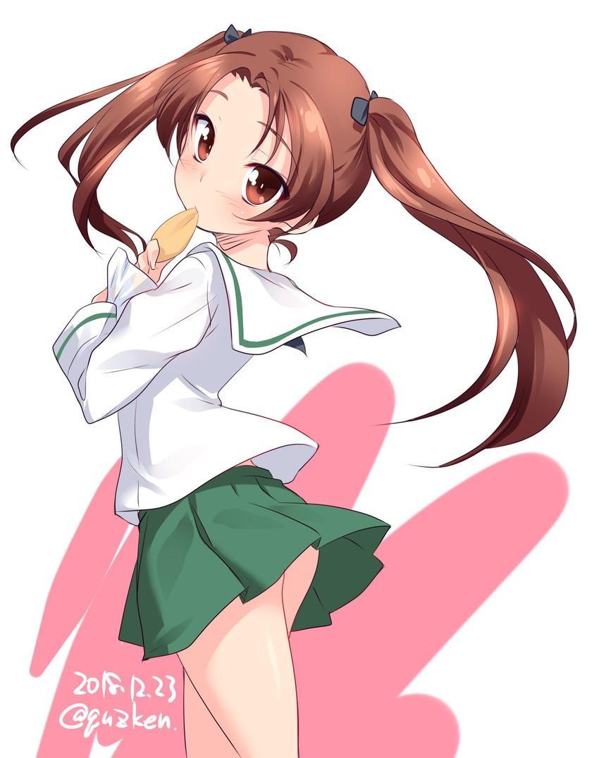 Anzu, Girls Und Panzer. Artist: Kuzuryuu Kennosuke | Scrolller