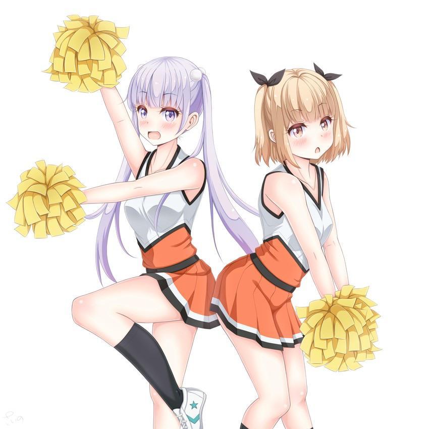 Aoba and Yun, New Game. Artist: Sainohikari | Scrolller