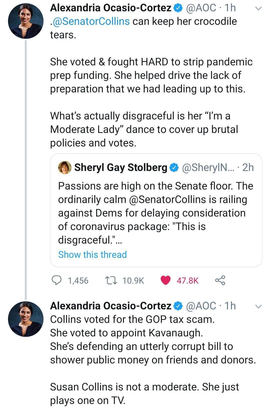 AOC pointing out enlightened centrism | Scrolller