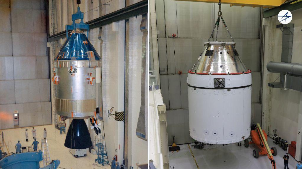 Apollo Crew Module -> Artemis Crew Module | Scrolller