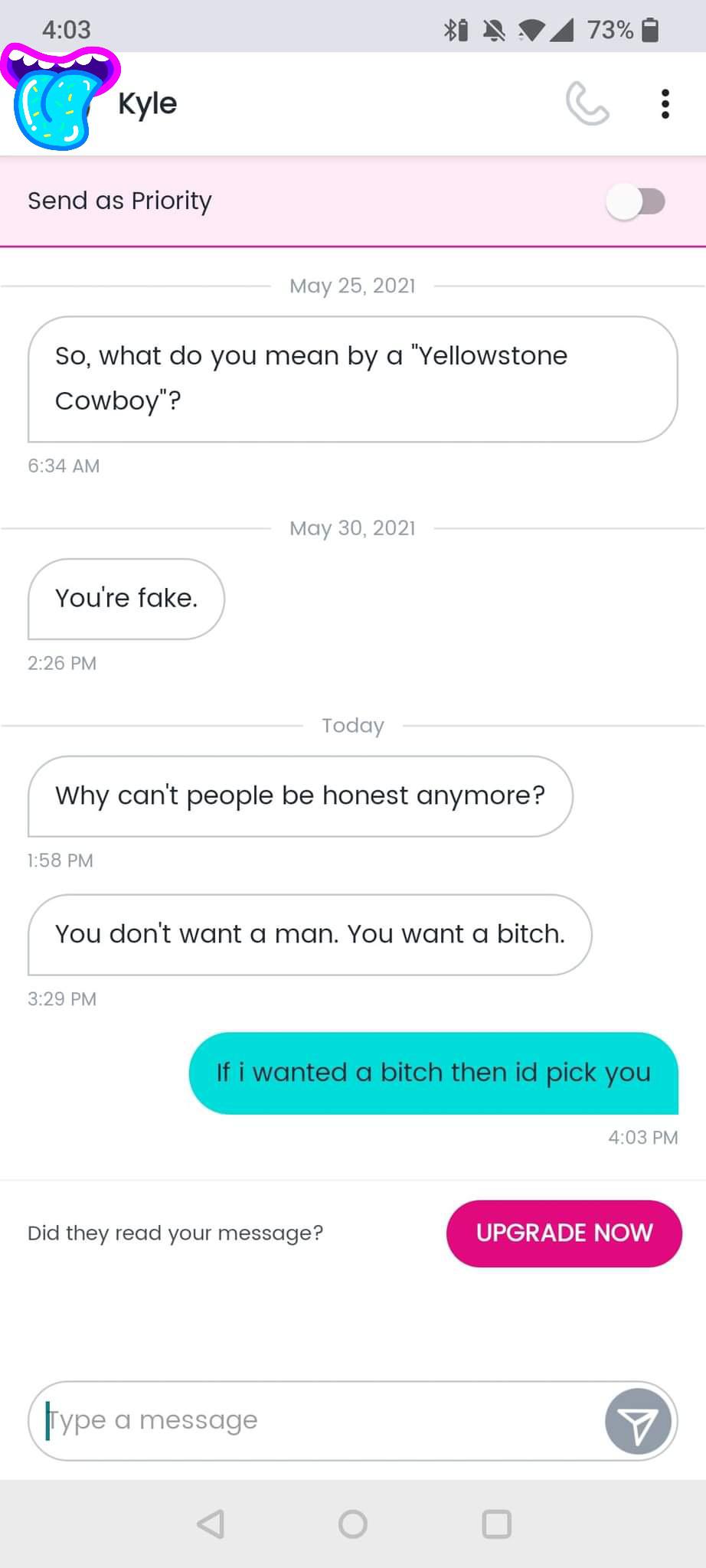 Apparently Kyle is the romantic type. | Scrolller