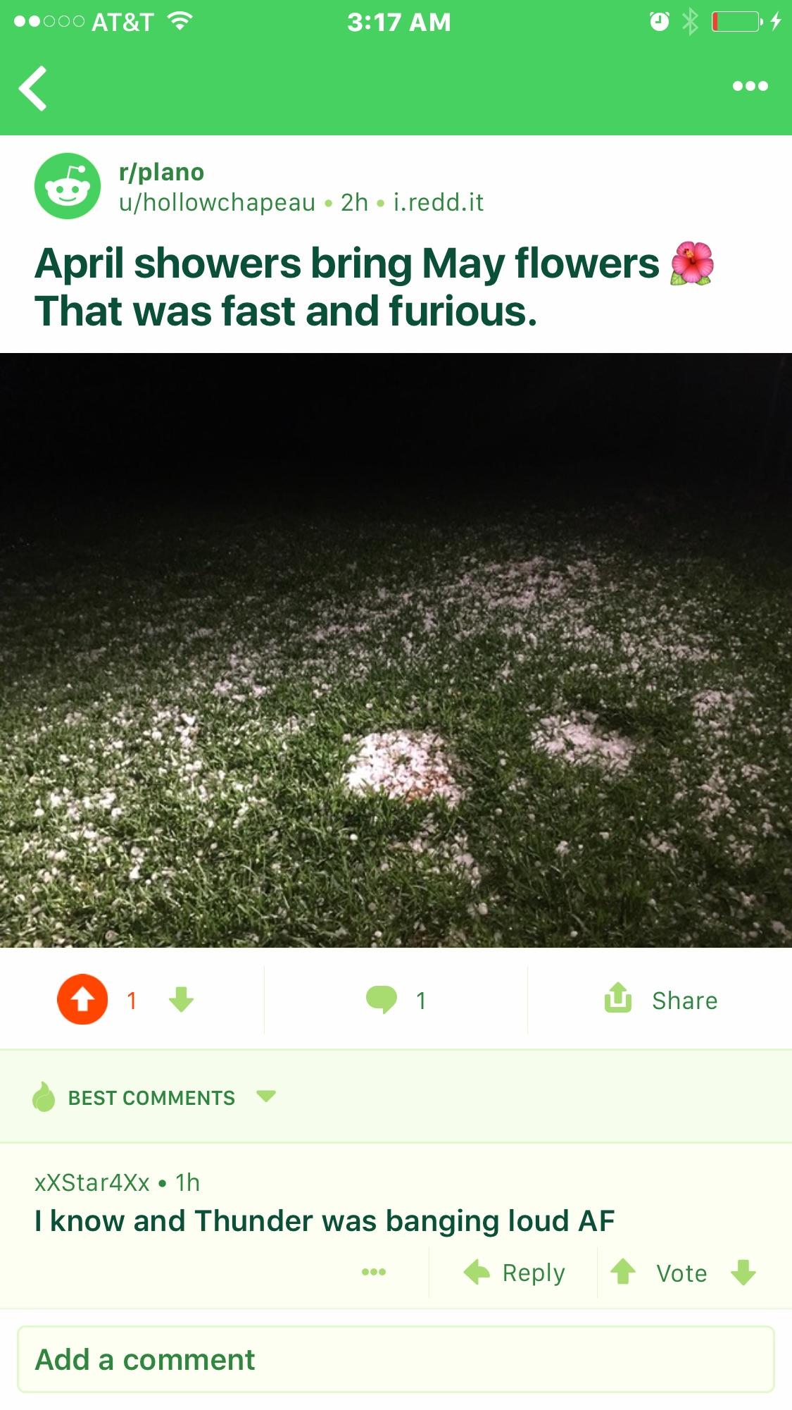 April showers... | Scrolller