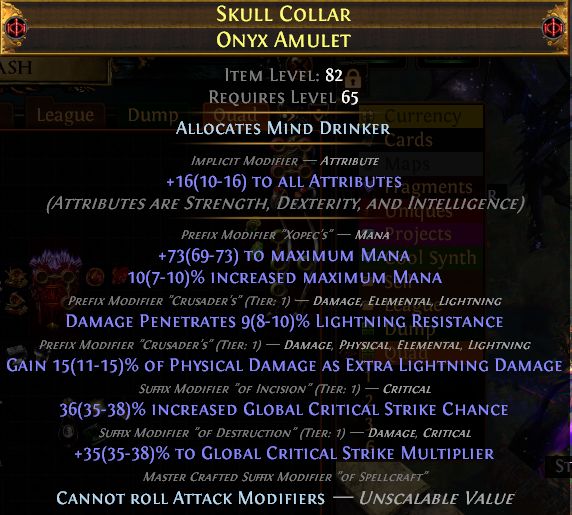 Archmage MoM Amulet Crafting Advice | Scrolller