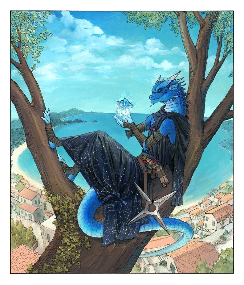 Arco, dragonborn sorcerer, by Vagelio Kaliva | Scrolller