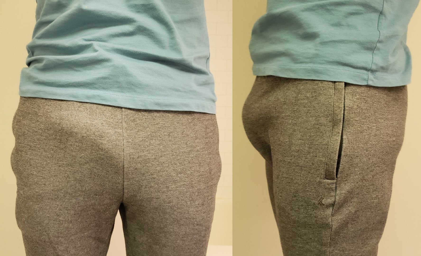 Are there grey sweats subtle enough? | Scrolller