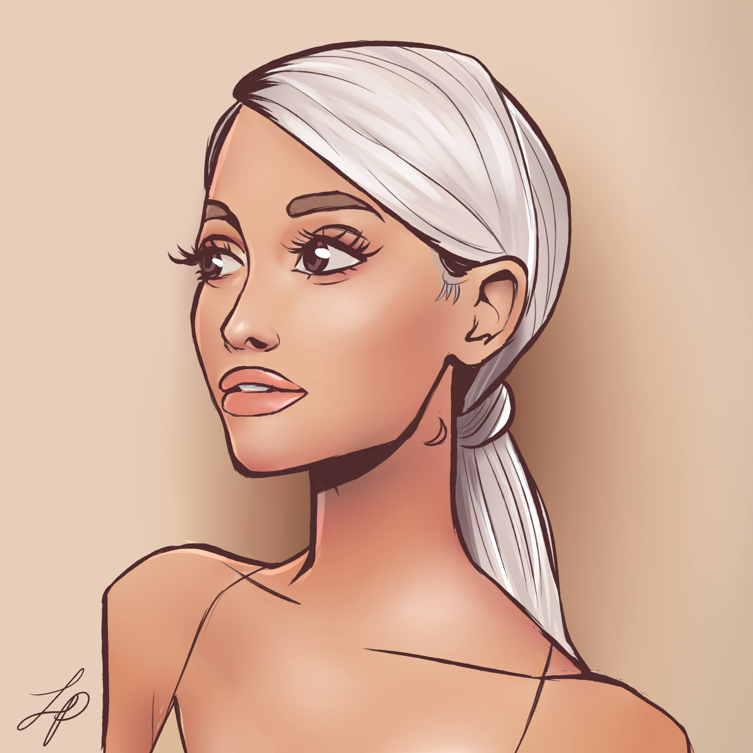Ariana Grande Sweetener Drawing [OC] | Scrolller