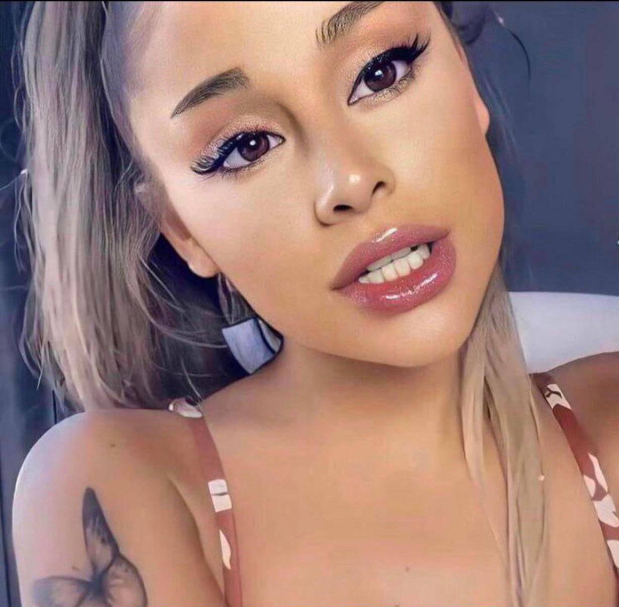 Ariana Grande's lips look so inviting | Scrolller