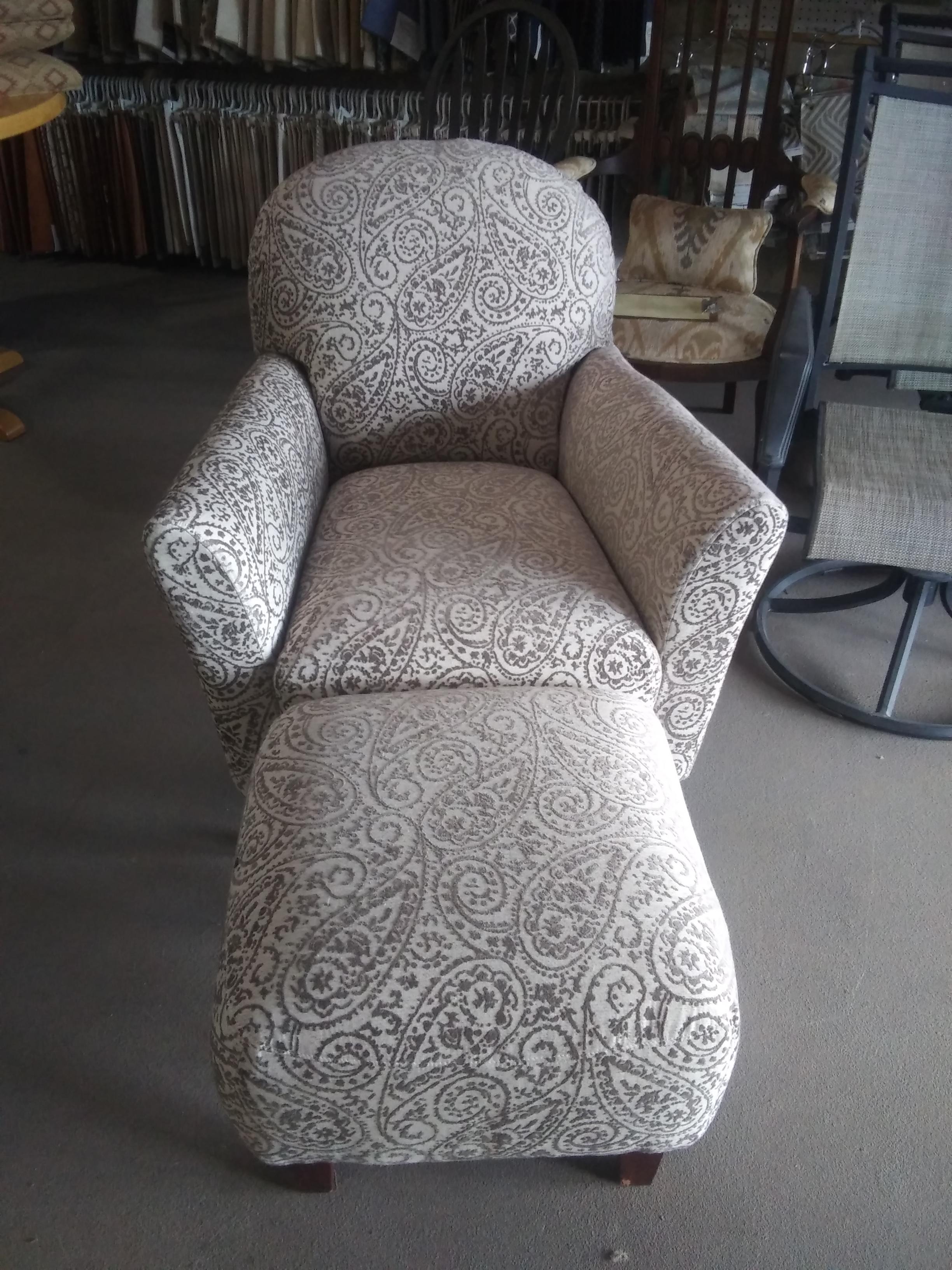 Armchair and ottoman | Scrolller