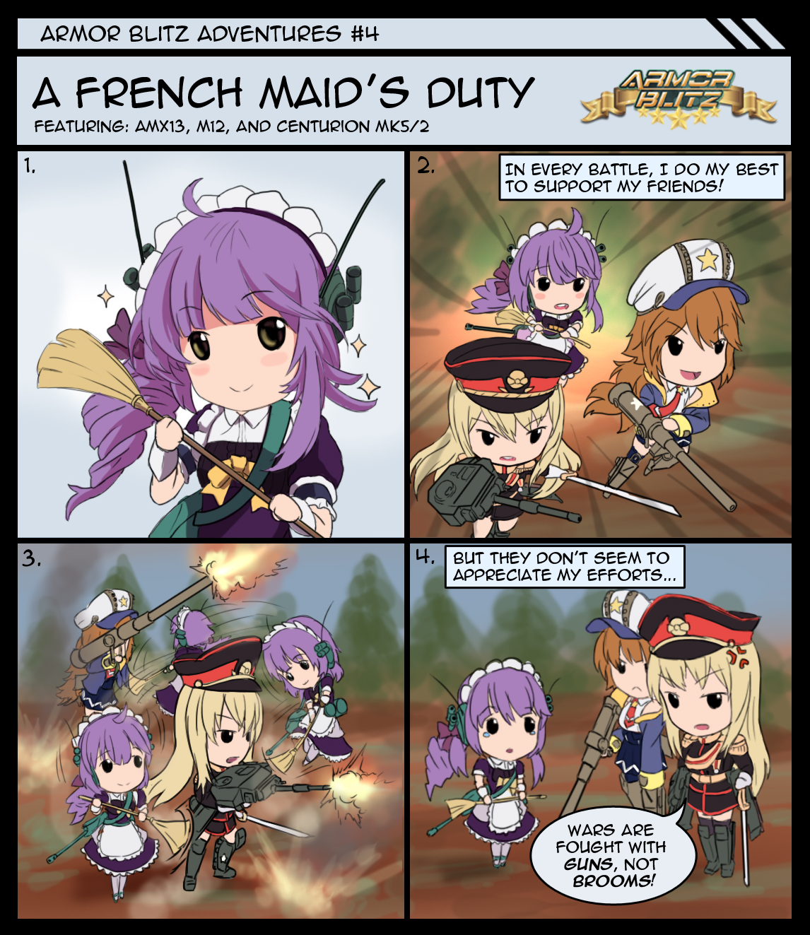[Armor Blitz Adventures] A French Maid's Duty | Scrolller