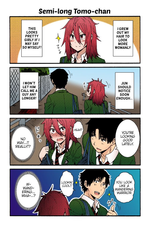 [ART] Coloring pages of Tomo-Chan until I finish, give up, or die - Day 20 "Semi-Long Tomo-Chan ...